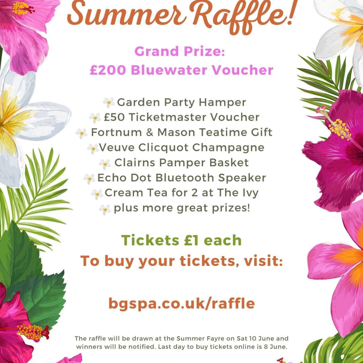 Bexley Grammar School - BGS Summer Raffle